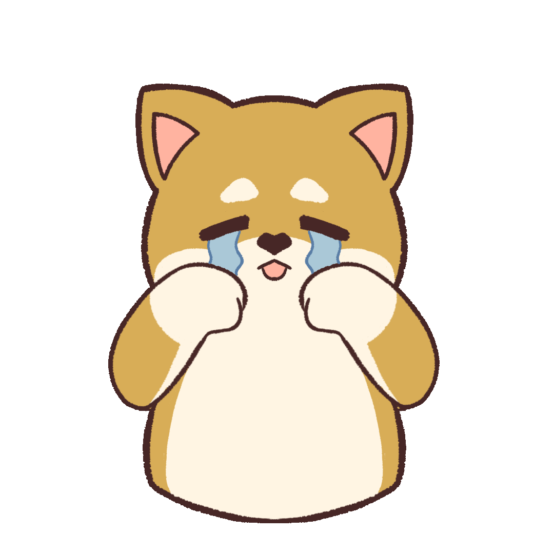 Crying Dog Gif