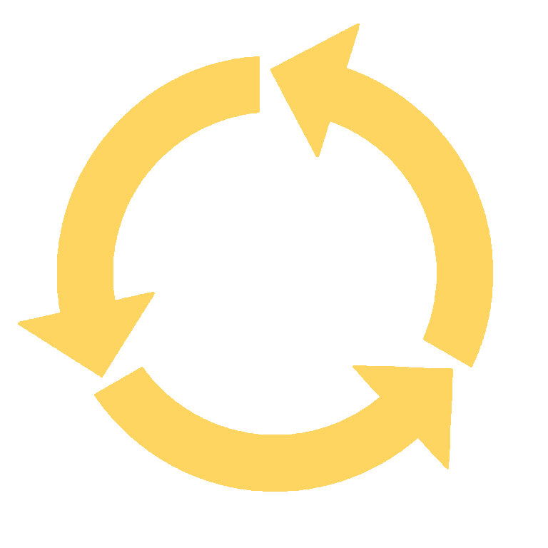Animated Illustration of Circular Arrows | UGOKAWA Animated Illustration of Circular Arrows | UGOKAWA