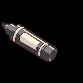 Animated illustration of a black marker | UGOKAWA