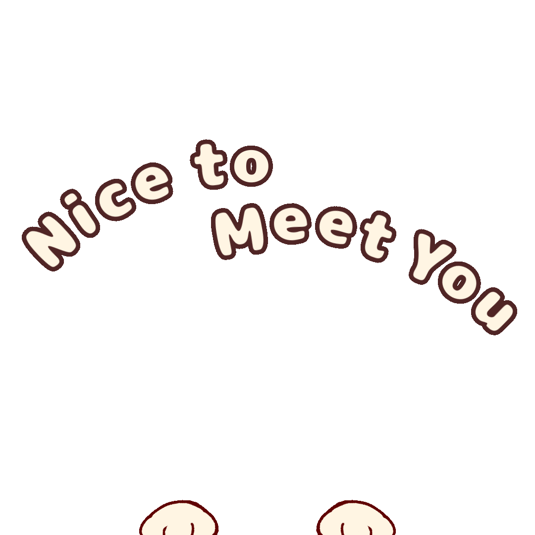 Animated Illustration Of A Dog Greeting Nice To Meet You UGOKAWA