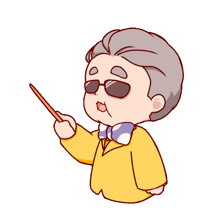 Animated Illustration of a Person Using an Instruction Stick | UGOKAWA